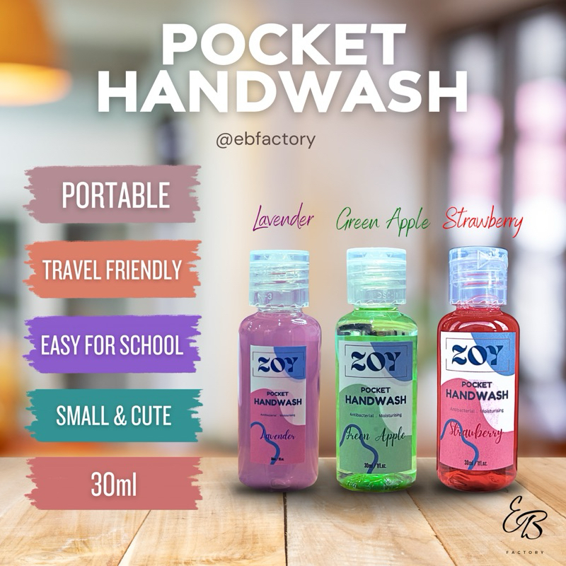 ZOY Pocket Handwash 30ml Portable Travelling Kit | Doorgift ...