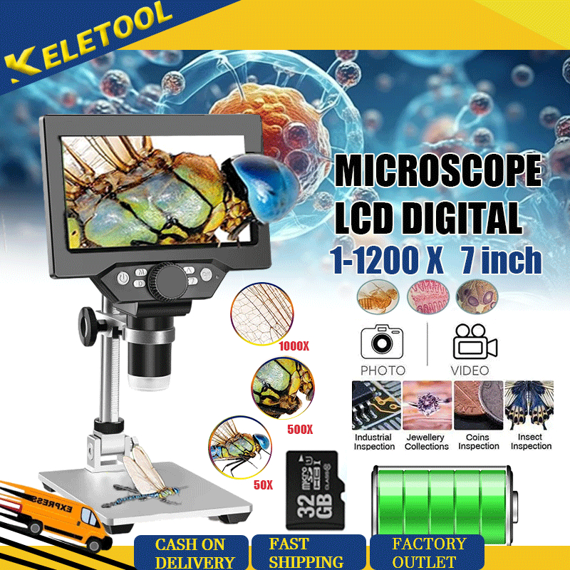 G1200 digital microscope Magnification Microscope Lab teachin ...