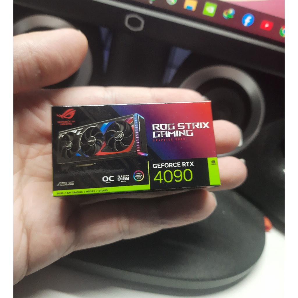 Republic Of Gamer Miniature Mini Cover Box RTX4090 / RTX5090 Rog Strix ...