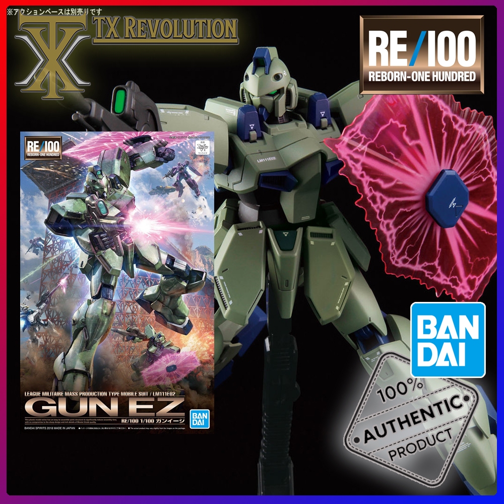 BANDAI 1/100 RE/100 GUN EZ GUNDAM V | Shopee Malaysia