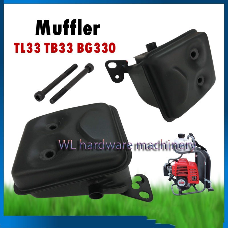 Mesin rumput muffler exhaust brush cutter TB33 TL33 TU33 BG330 ogawa ...