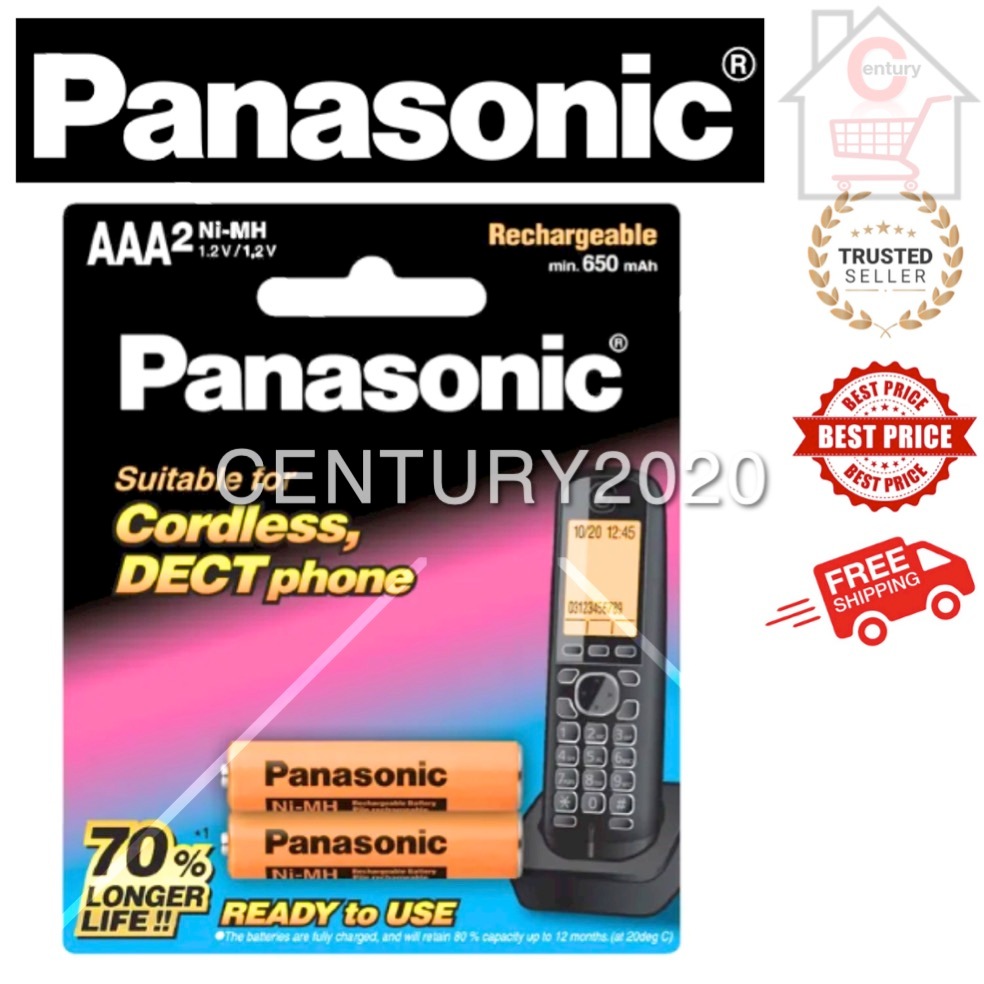 PANASONIC Battery Rechargeable Ni-MH AAA Batteries | Shopee Malaysia