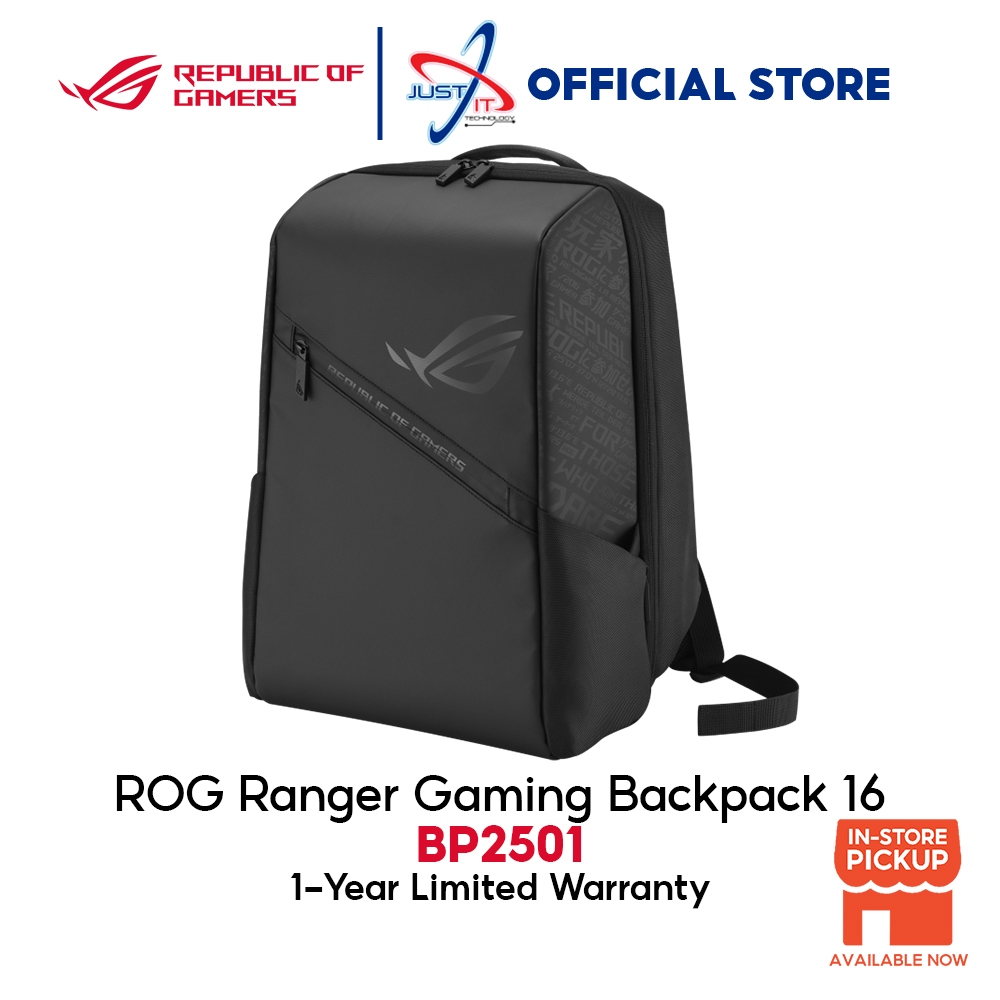 ASUS BP2501 ROG Ranger Gaming Backpack - Black (16") 90XB0920-BBP000 ...
