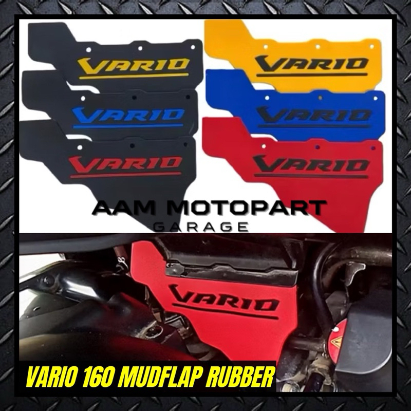 RUBBER MUDFLAP RETAINER VARIO 160 NEW MUD PROTECTOR VARIO 160 HAYAIDESU ...