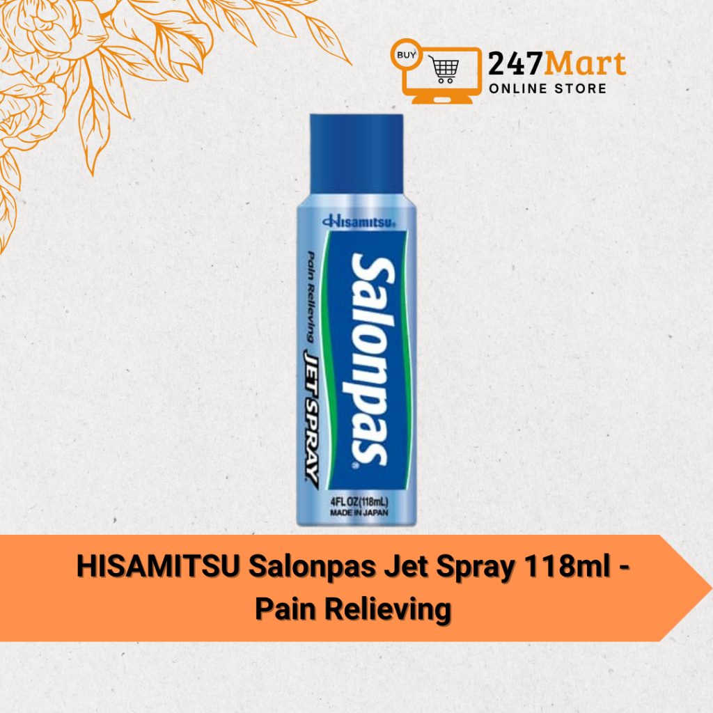 Salonpas Jet Spray 118ml - Pain Relieving | Shopee Malaysia