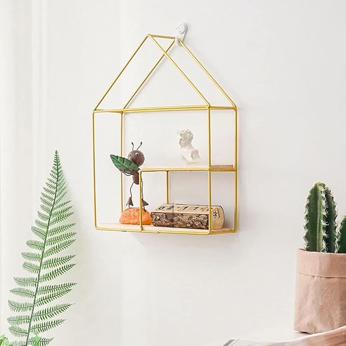 [Ready Stock] Decor Hub Triangle Hexagon Wall Shelf Floating Shelf ...