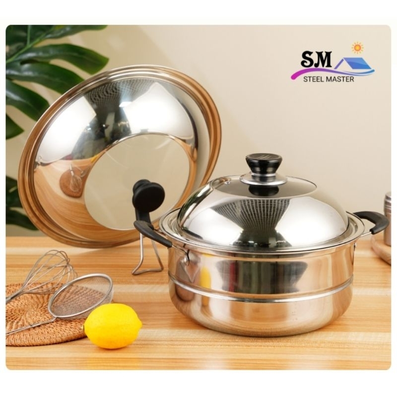 Stainless Steel Pot Cover / Wok lid / Frying pan lid / Saucepan lid ...