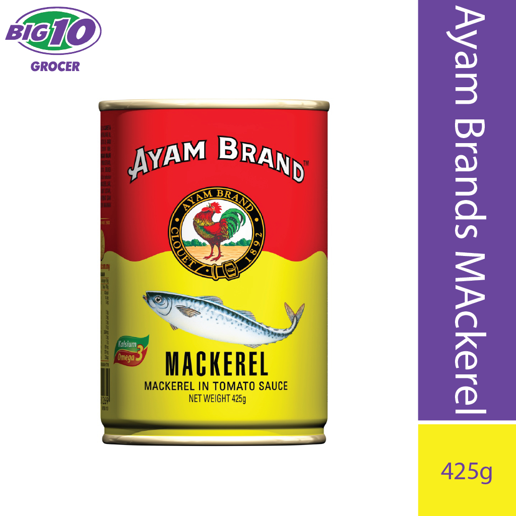 Ayam Brand Mackerel in Tomato Sauce (425g) | Shopee Malaysia