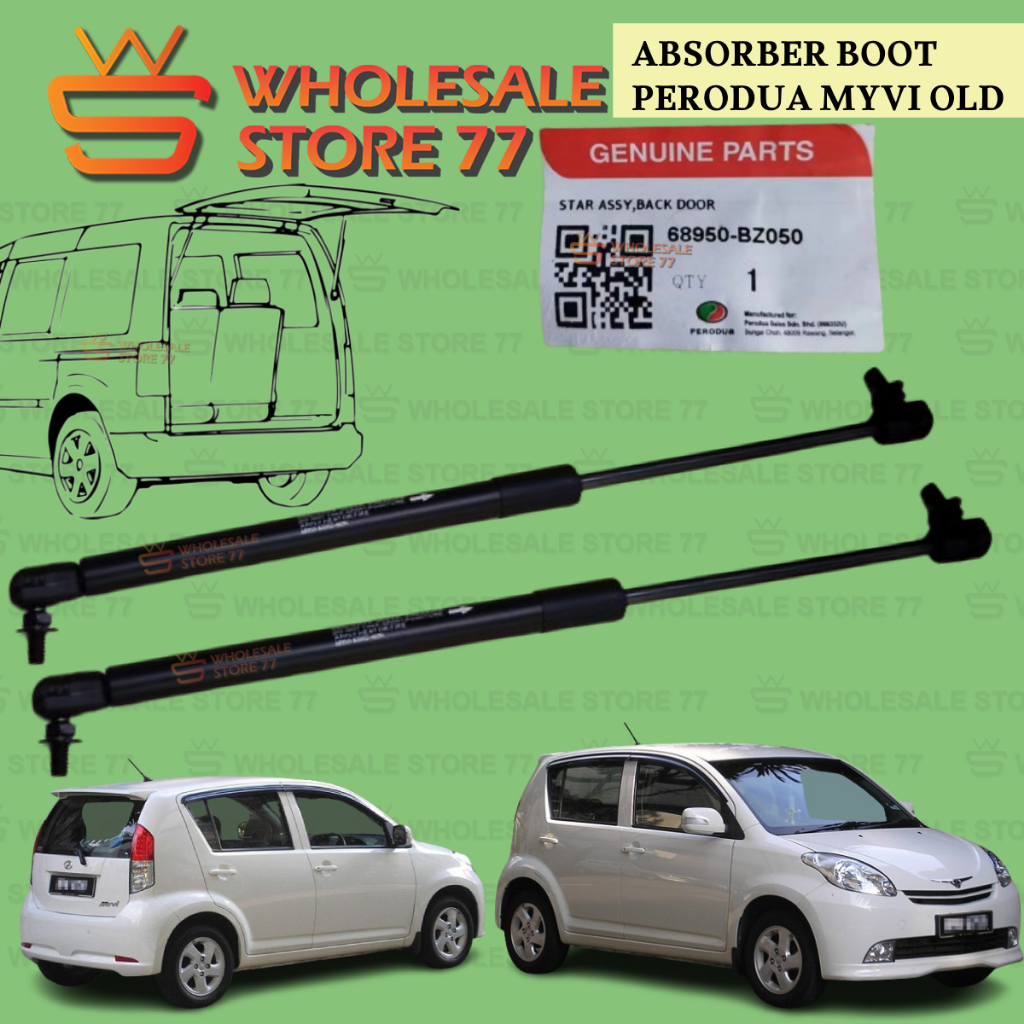 ORIGINAL | Perodua Myvi Old 2005-2011 Rear Bonnet Damper Rear Boot ...