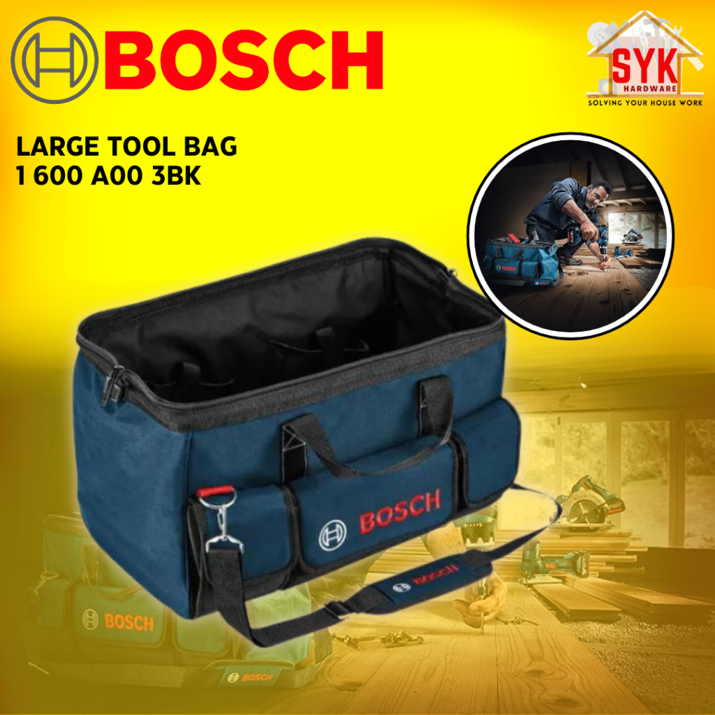 SYK Bosch Large Tool Bag Tool Kit Heavy Duty Storage Bag For Cordless Machine Grinder Power Tool ...