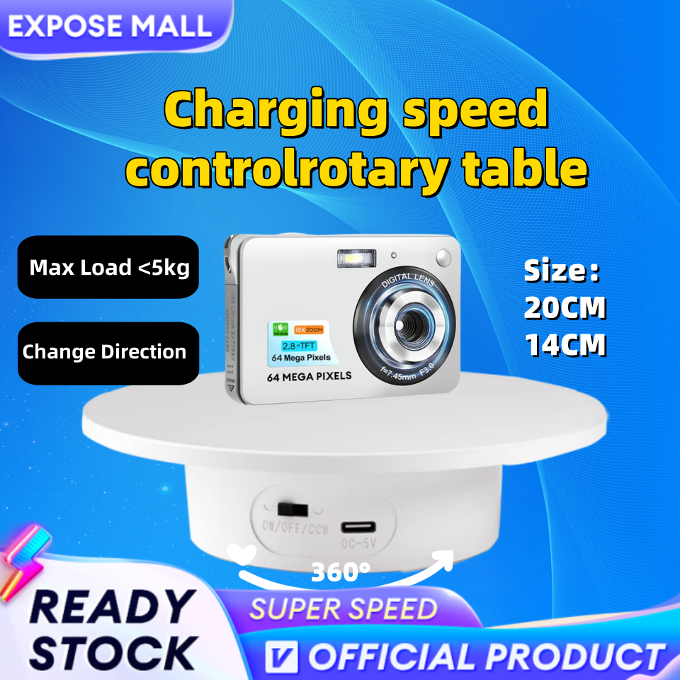 Rotating Display Rack 360° Degree Electric Rotating Display Video ...