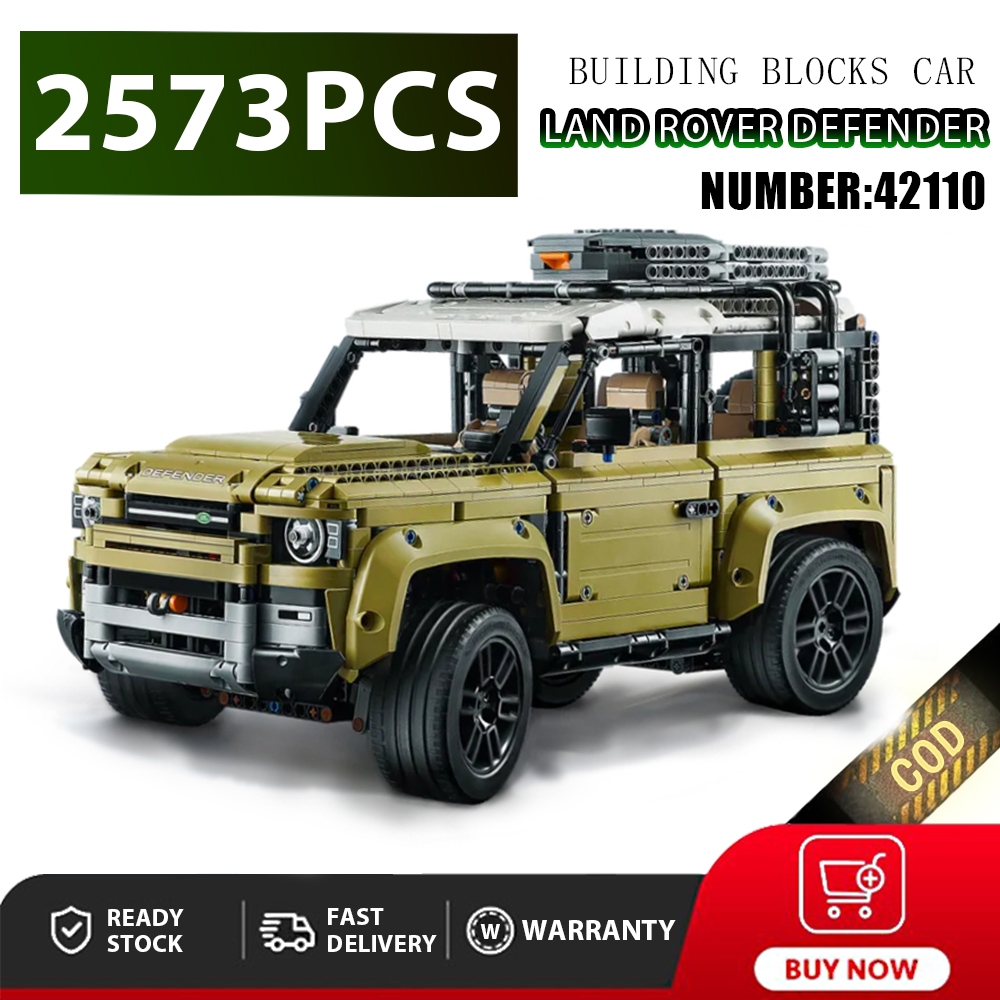 Land Rover Defender 2573PCS Block Car High Difficulty Mechanical Group ...