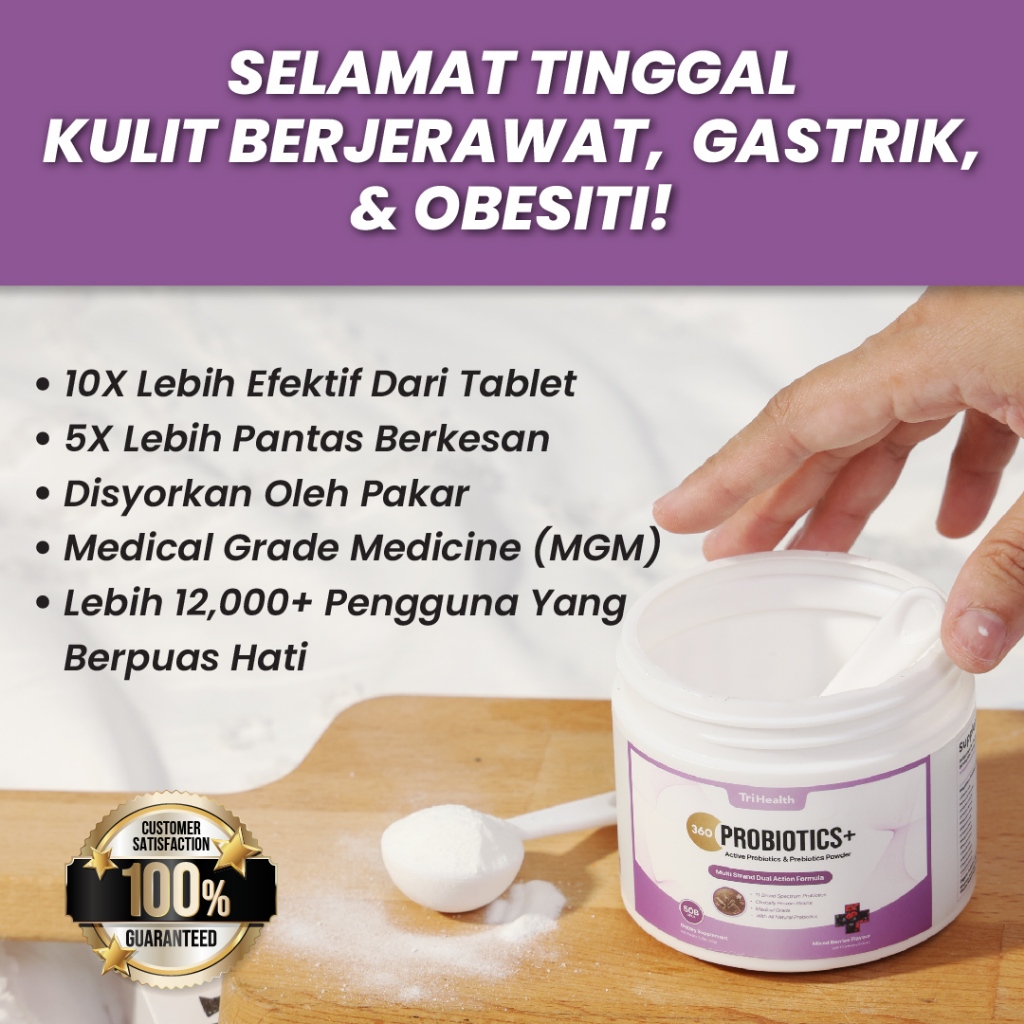 [PERCUMA POS🔥] TRIHEALTH 360⁰ PROBIOTICS+🔥 | Shopee Malaysia