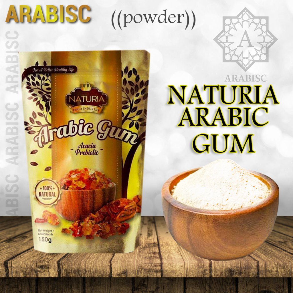 Arabic Gum powder | EXP 12-2028 | Acacia Arabic Gum | Naturia Gum Arab ...