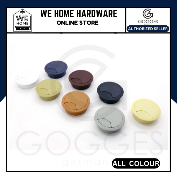 60mm Hole Plastic Cover Wire Cable End Cap For Computer Desk Table ...