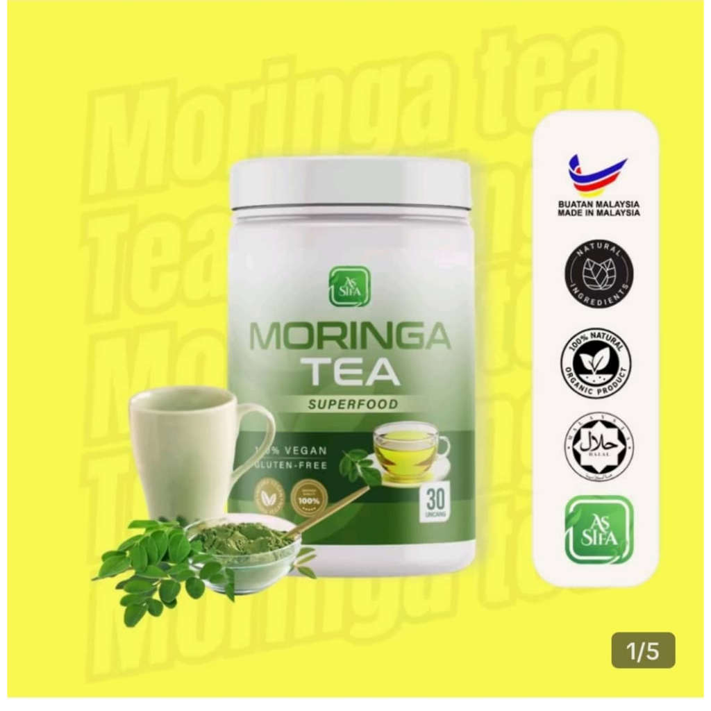 AS SIFA MORINGA TEA HQ ORIGINAL HQ TEH KELOR TEH PURE MORINGA ASLI ...