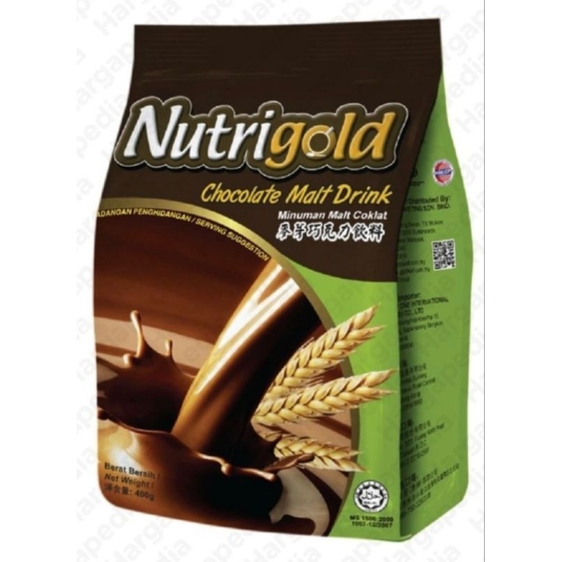 NUTRIGOLD CHOCOLATE MALT DRINK REFILL 400G | Shopee Malaysia