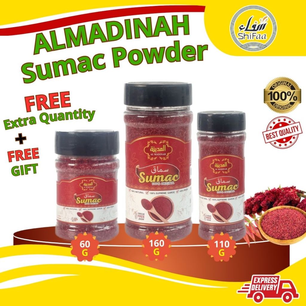 Turkish Sumac Powder Original Almadinah Sumak Herba Serbuk Sumac from Turki سماق | Shopee Malaysia