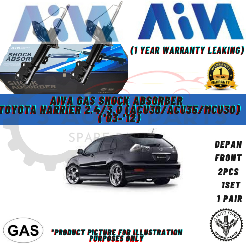 TOYOTA HARRIER 2.4/3.0 (ACU30/ACU35/MCU30) ('03-'12) (depan FRONT) 100% ...