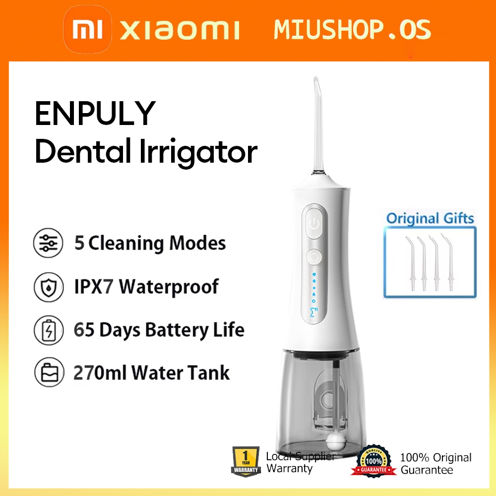 ENPULY Water Flser W1 Plus IPX7 Waterproof Portable Teeth Dental Fls ...