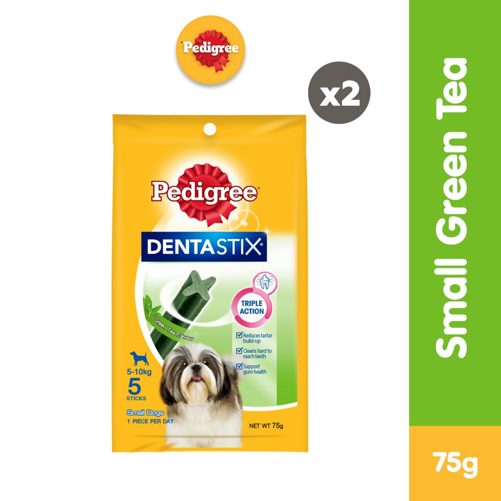 PEDIGREE Dentastix Dog Snack for Small Dogs 75g (2-Pack) | Shopee Malaysia