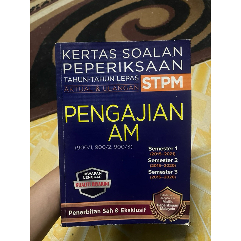 [ USED ]BUKU TEKS STPM PENGAJIAN AM PENGGAL / SEM 1 2 3 | Shopee Malaysia