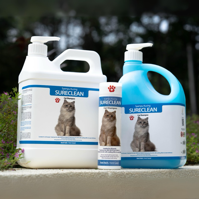 SURECLEAN Cat Shampoo Anti Itch 💙 250ml | Shopee Malaysia