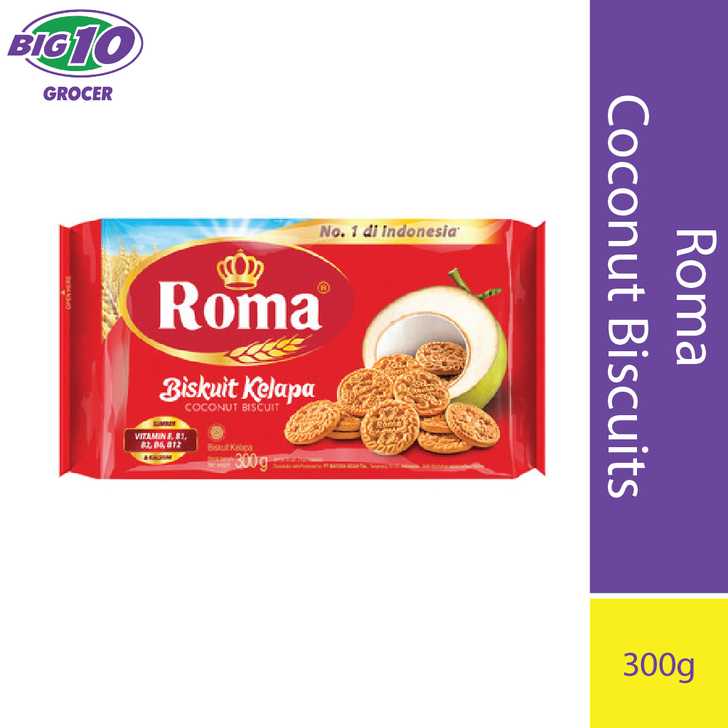 Roma Coconut Biscuit (300g) | Shopee Malaysia