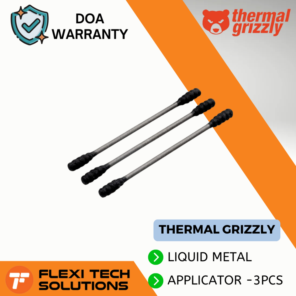 Flexi Tech Thermal Grizzly Liquid Metal Applicator - 3pcs | Shopee Malaysia