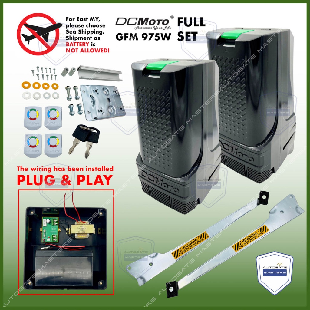 DCMOTO GFM 975 New Plug & Play All-in-One Smart Autogate Motor System ...