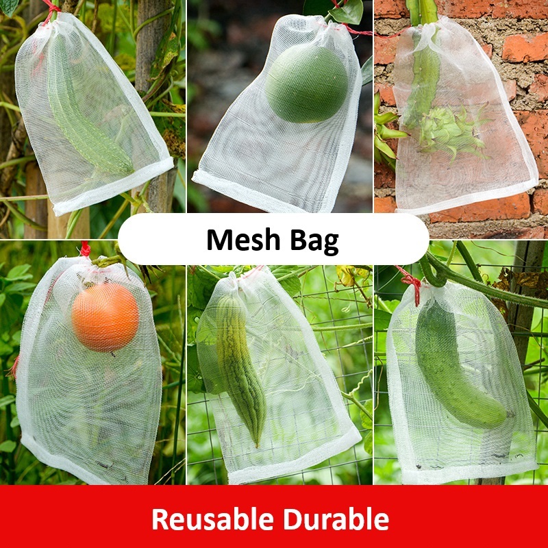 Nylon Mesh Bag 1 PCS Fruit Protect Net Bag Vegetable Storage Bag ...
