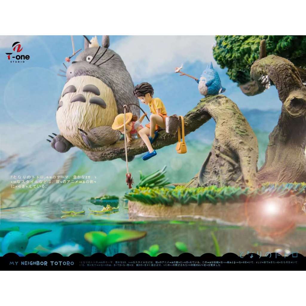 T-One Studio - Totoro Fishing Hayao Miyazaki Series 001 Resin Statue GK ...