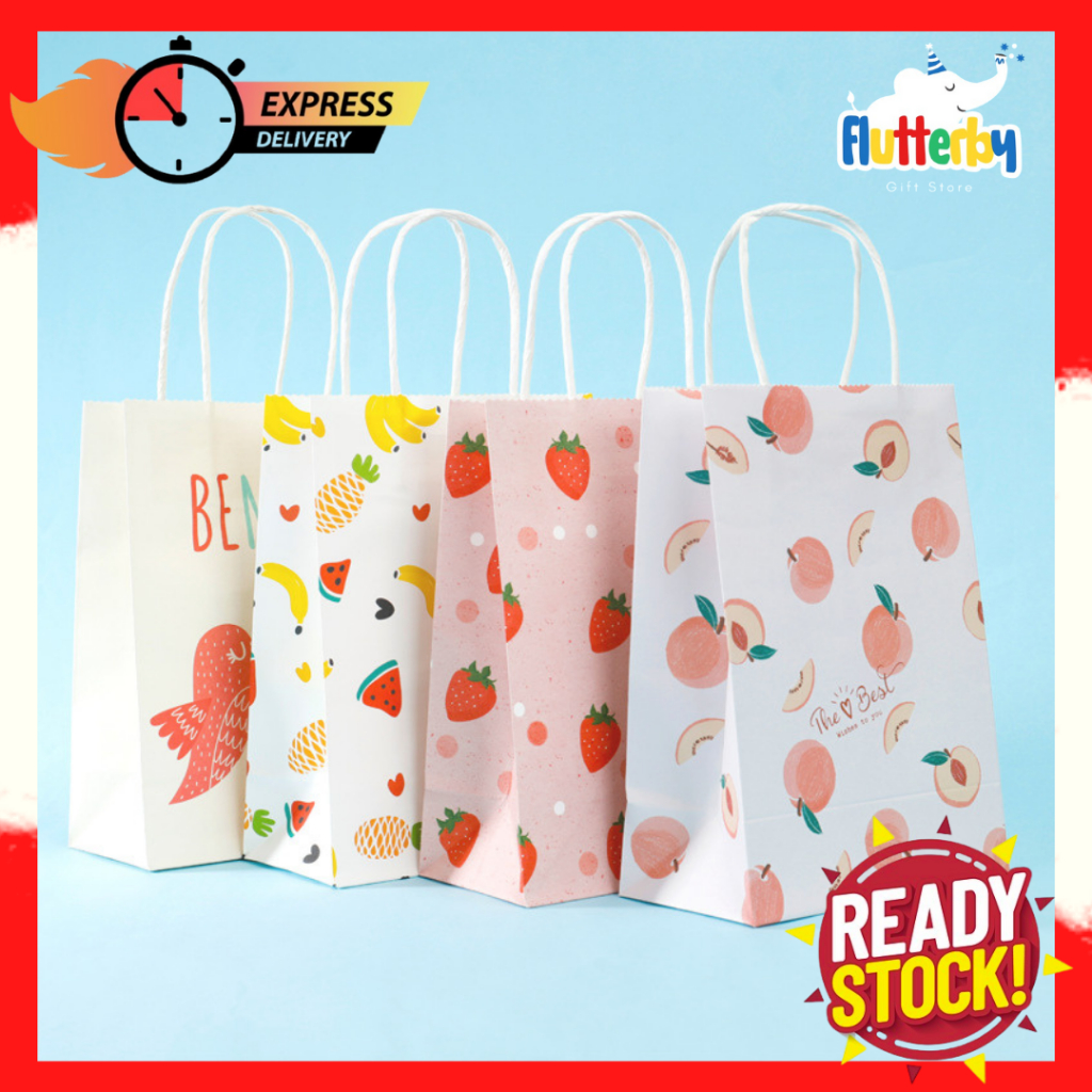 Fresh Picks Cute Fruit Theme Doorgift Paper Bag Kids Birthday Party ...