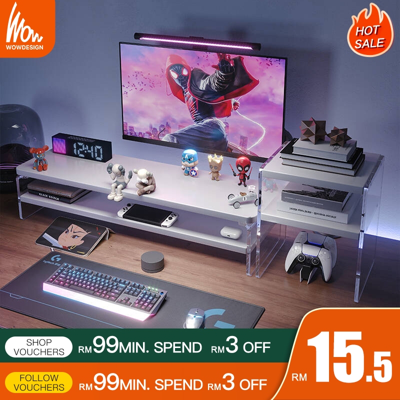 Computer Monitor Rack Monitor Riser Acrylic Monitor Stand Monitor Rack ...