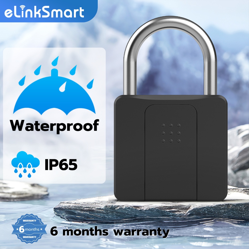 Waterproof Fingerprint Padlock – Outdoor Smart Lock, Dustproof ...