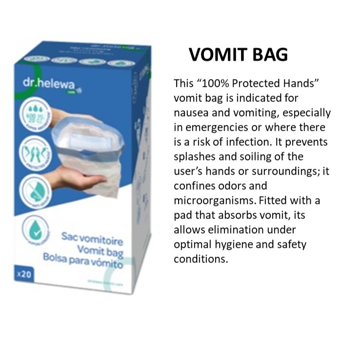 DR HELEWA PLASTIC VOMIT BAG - 20s/box | Shopee Malaysia