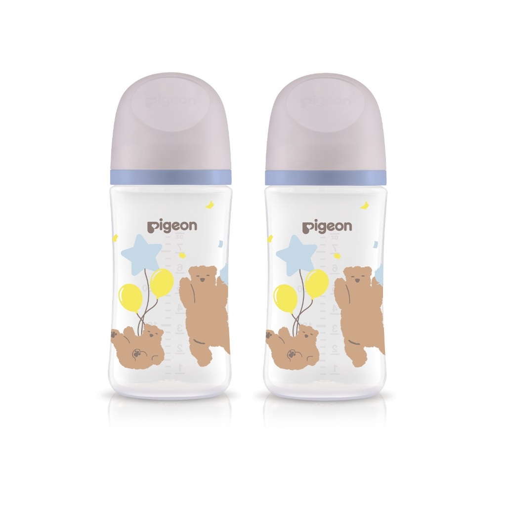 🇲🇾100% Original Pigeon SoftTouch™ Wide-Neck PPSU Nursing Bottle Authentic Pigeon Bottle Baby ...