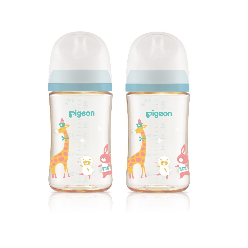 🇲🇾100% Original Pigeon SoftTouch™ Wide-Neck PPSU Nursing Bottle Authentic Pigeon Bottle Baby ...
