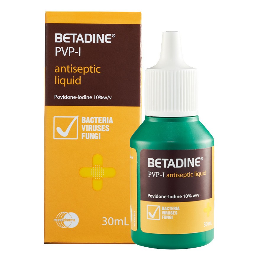 BETADINE PVP-I ANTISEPTIC LIQUID (POVIDONE-IODINE 10%W/V) 30ML BOTTLE | Shopee Malaysia