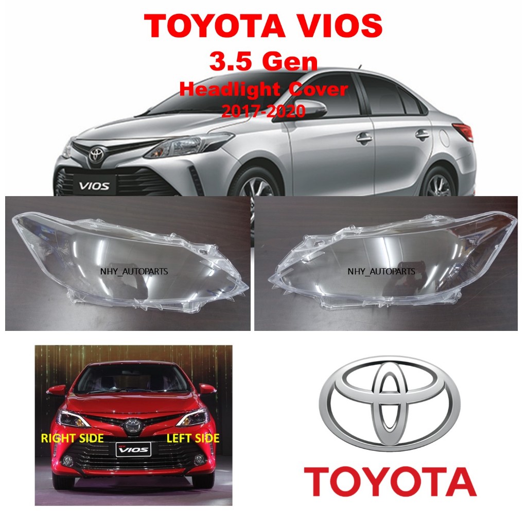 Toyota Vios 3.5 Gen 17 18 19 20 Thai Spec Headlight High Quality ...