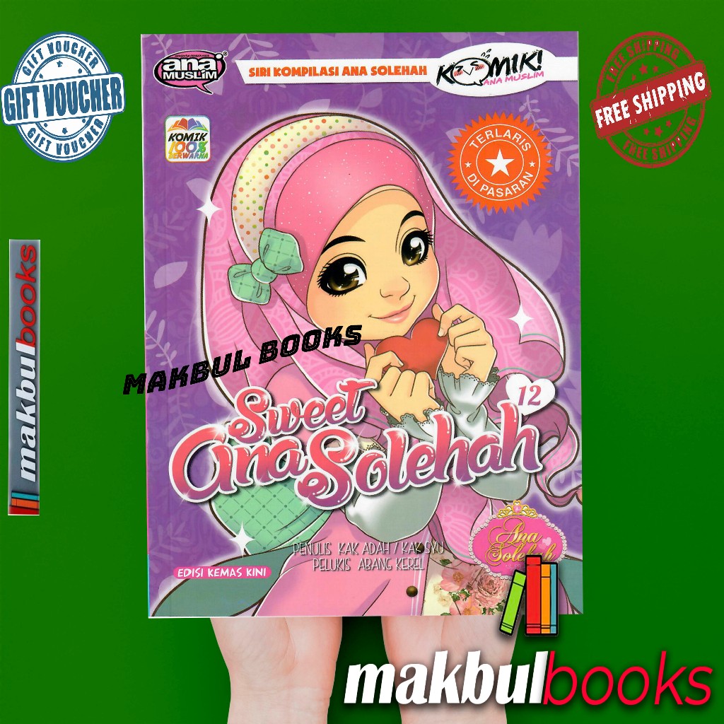 SWEET ANA SOLEHAH 12 | ANA MUSLIM | KOMIK | EDISI KEMAS KINI | Shopee ...