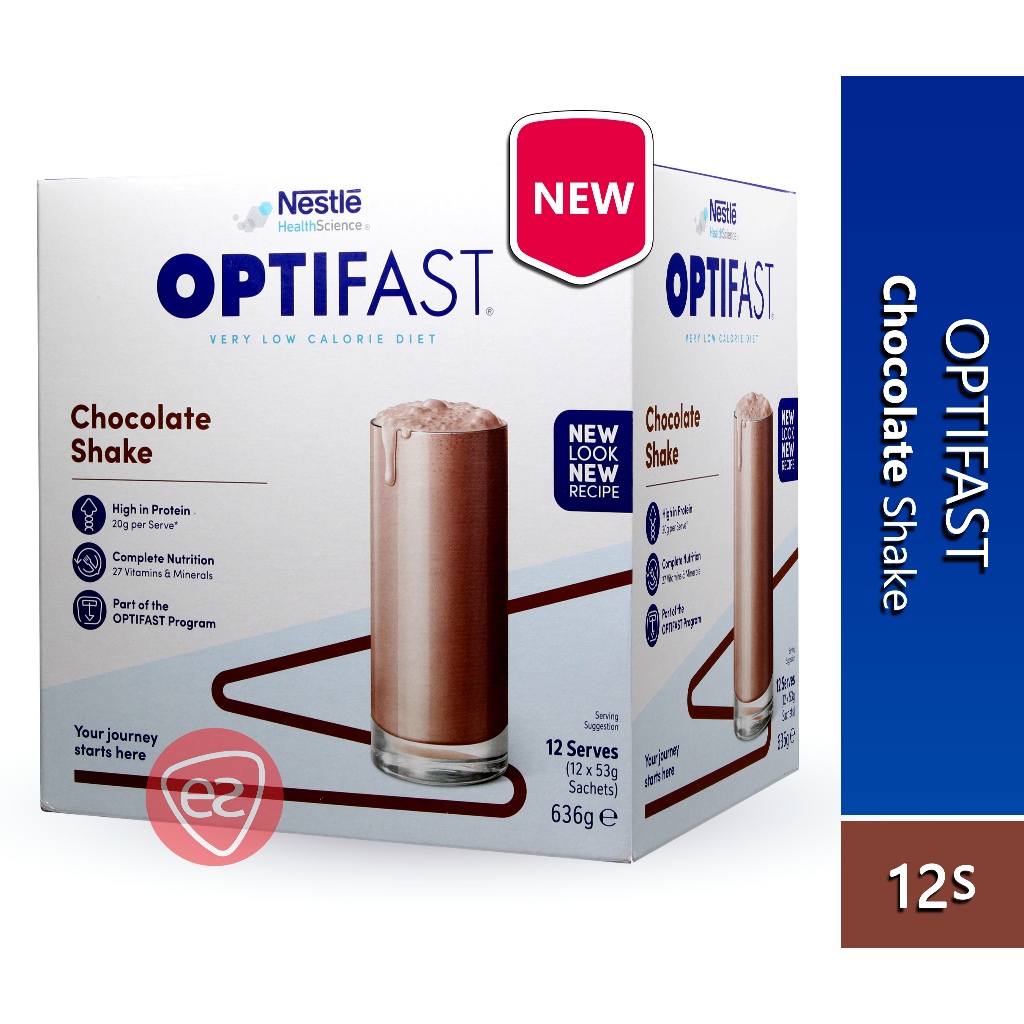 Optifast Milk Shake Chocolate (12 Sachets x 53g) | Shopee Malaysia