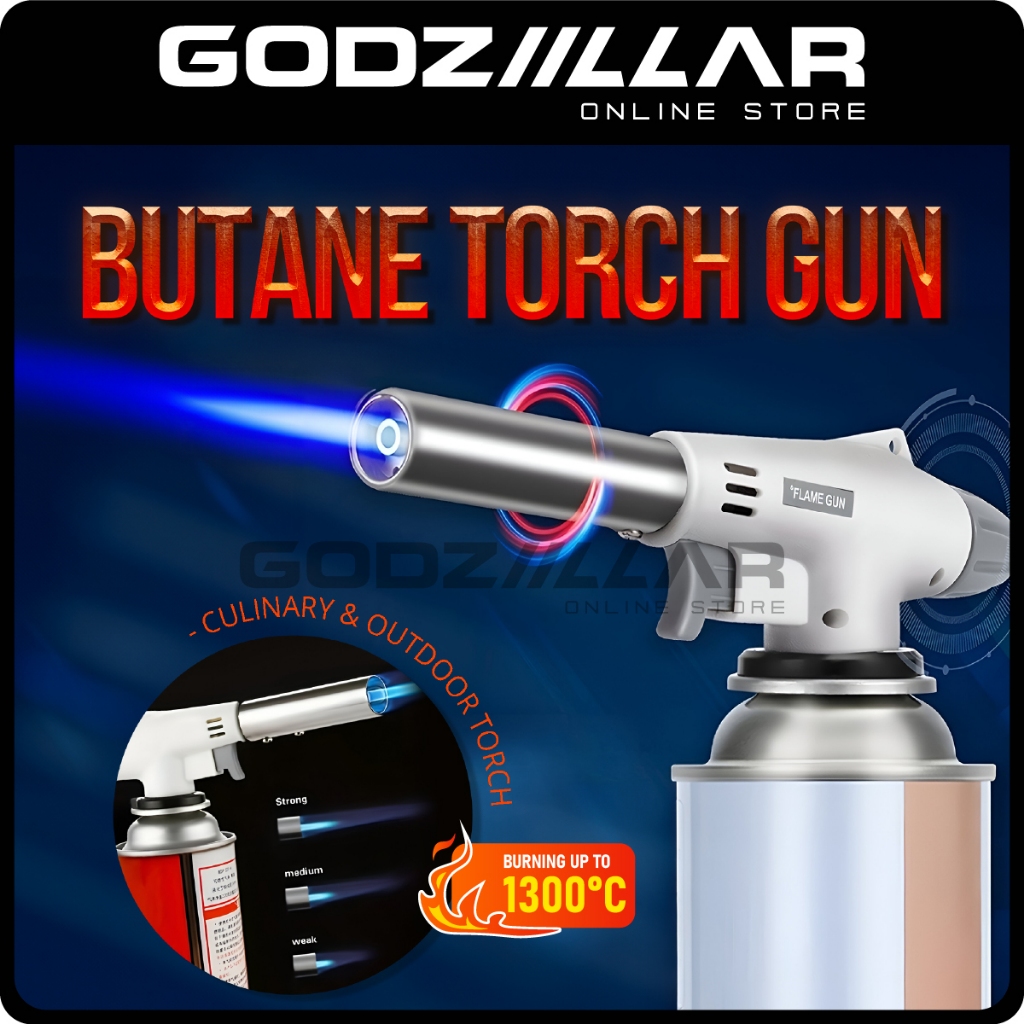 Camping Auto Gas Torch Gun Multipurpose Butane Burner Welding Fire ...