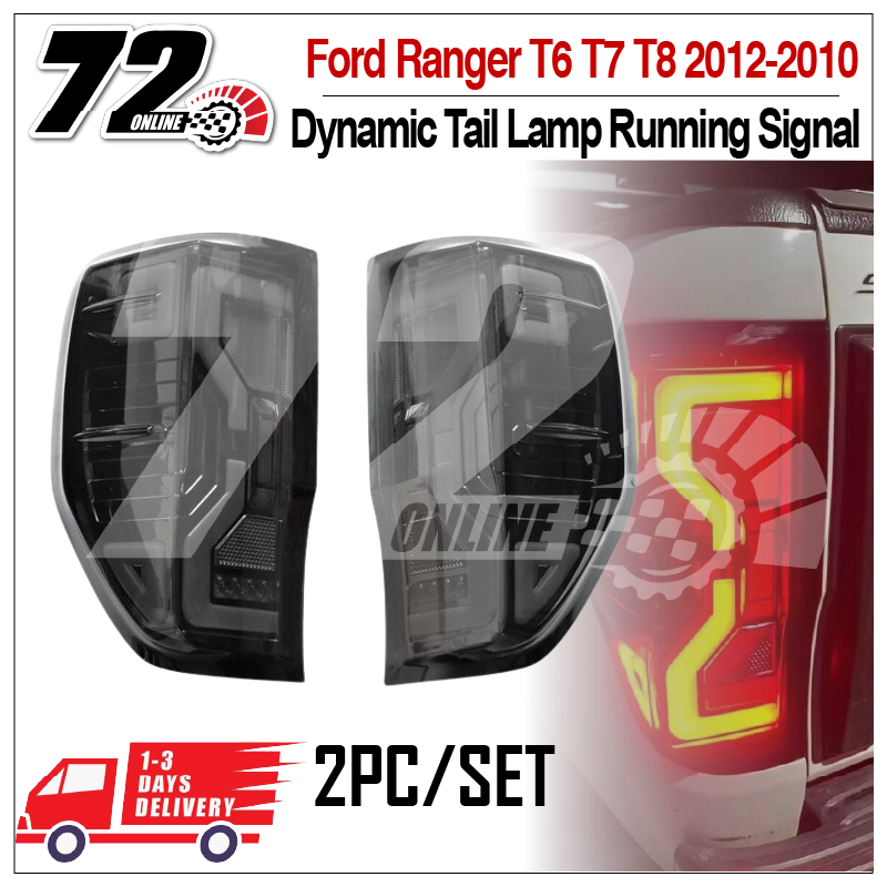 Ford Ranger T6 T7 T8 2012 - 2020 ( T9 Design ) Dynamic Tail Lamp With ...