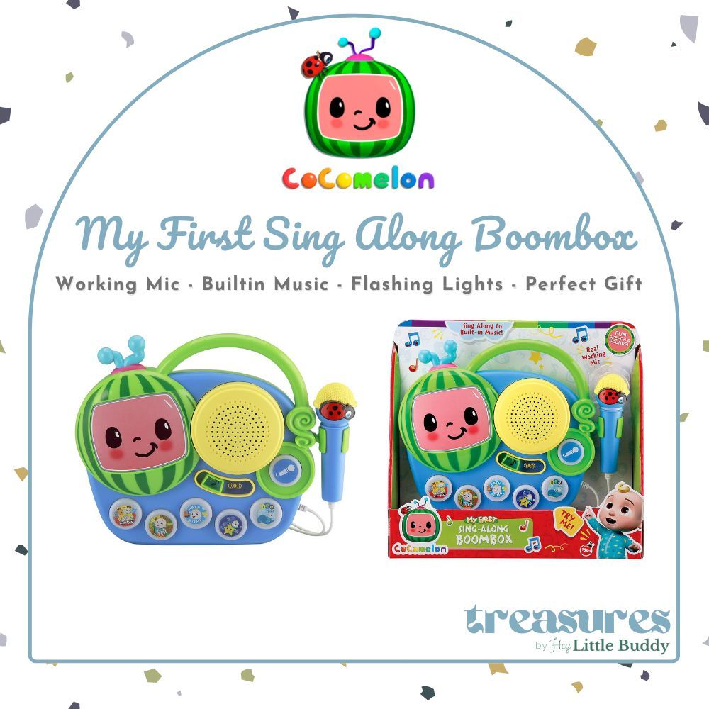 Cocomelon Toy My First Sing Along Boombox Working Microphone Music ...