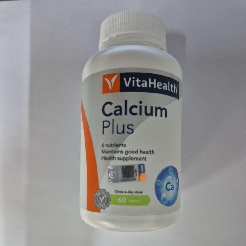 Vitahealth Calcium Plus Tablets 60s (Expiry Date:01/2026) | Shopee Malaysia