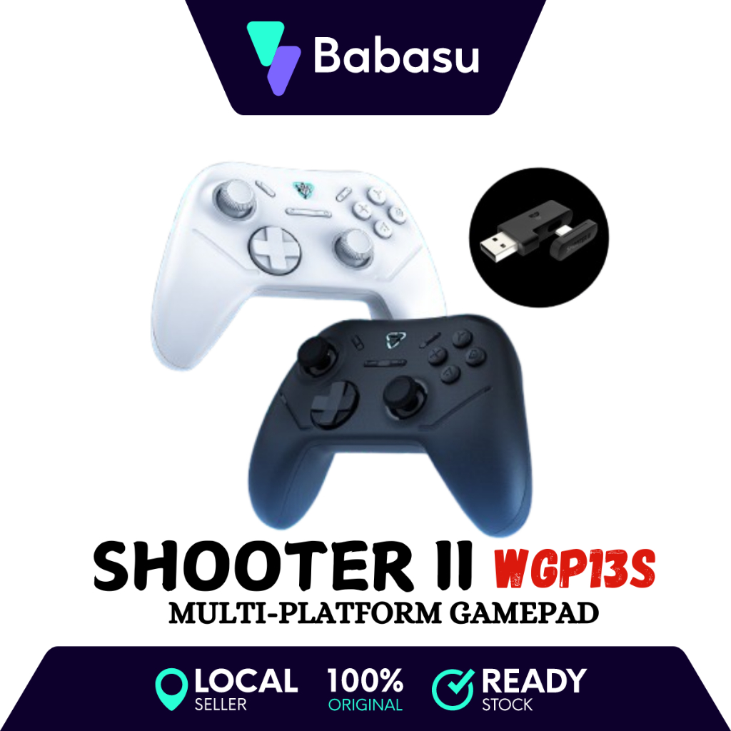 FANTECH GAMING GAMEPAD WGP13S SHOOTER III MULTI-PLATFORM WIRELESS ...