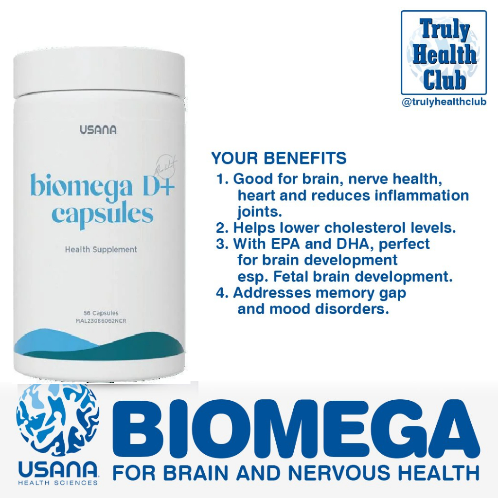 [new packaging] USANA Biomega III Plus Exp 11/2025 (100% ORIGINAL) (EPA ...