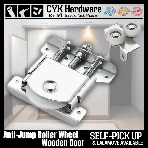 Sliding Door Anti Jump Roller Wheel for Wood Closet Cabinet Closet ...