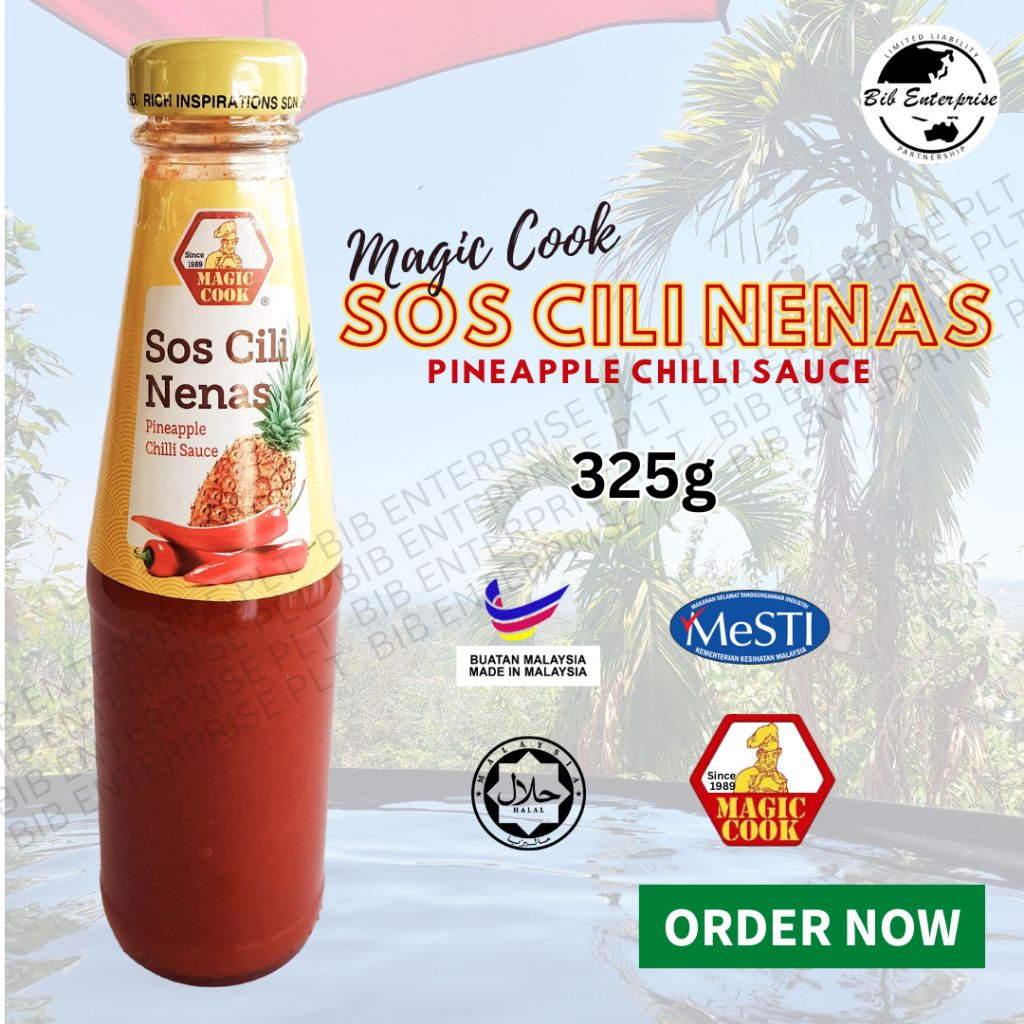 Magic Cook Sos Cili Nenas - Sos Pedas Manis dengan Rasa Buah Asli 325g ...